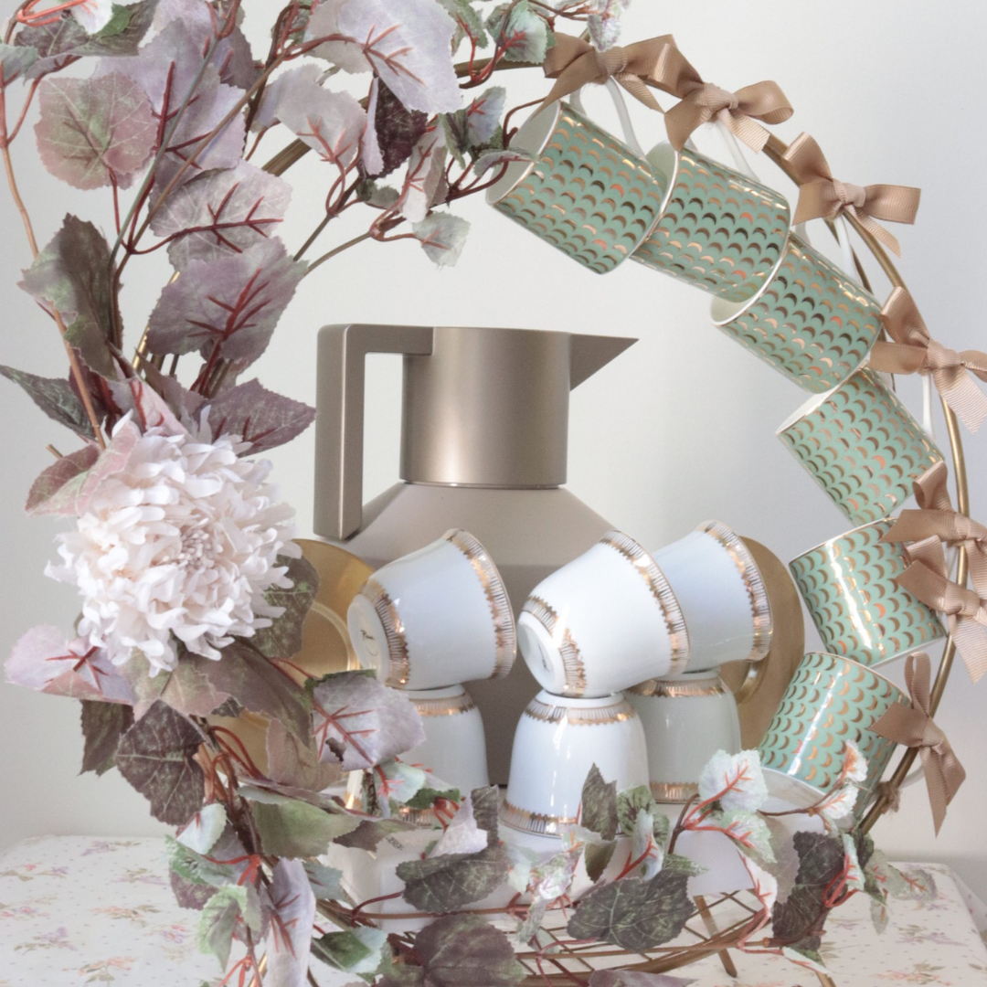 Pastel Green & Beige Set of 6 Gift Set - Plum.ae