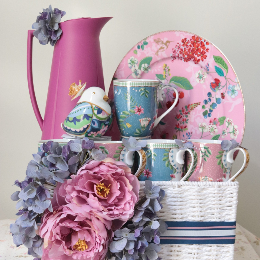 Pip Blooming Pink & Blue Gift Hamper - Plum.ae